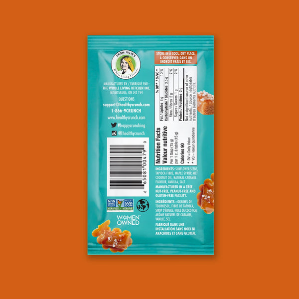 Salted Caramel Seed Butter Single Serve - Healthy Crunch